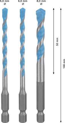 Bosch multi drill bit store