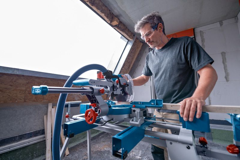 Gcm 18v 216 D Cordless Mitre Saw Biturbo Bosch Professional
