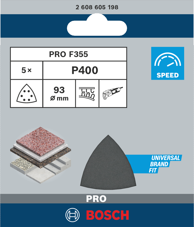 PRO F355 Sanding Sheet - Bosch Professional