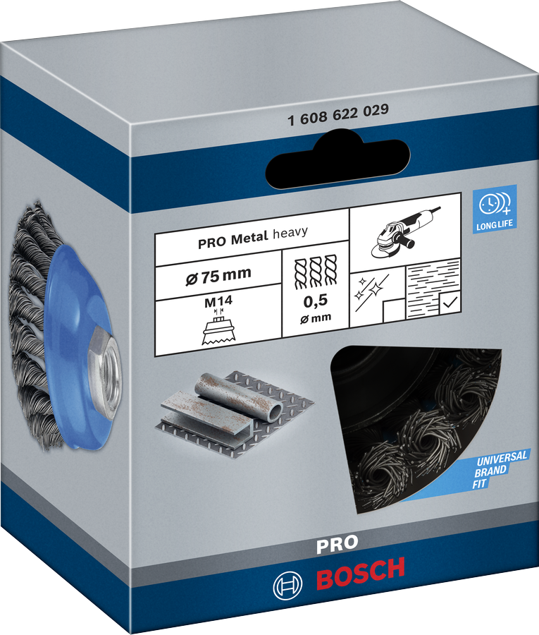 PRO Metal heavy Cup Brush - Bosch Professional