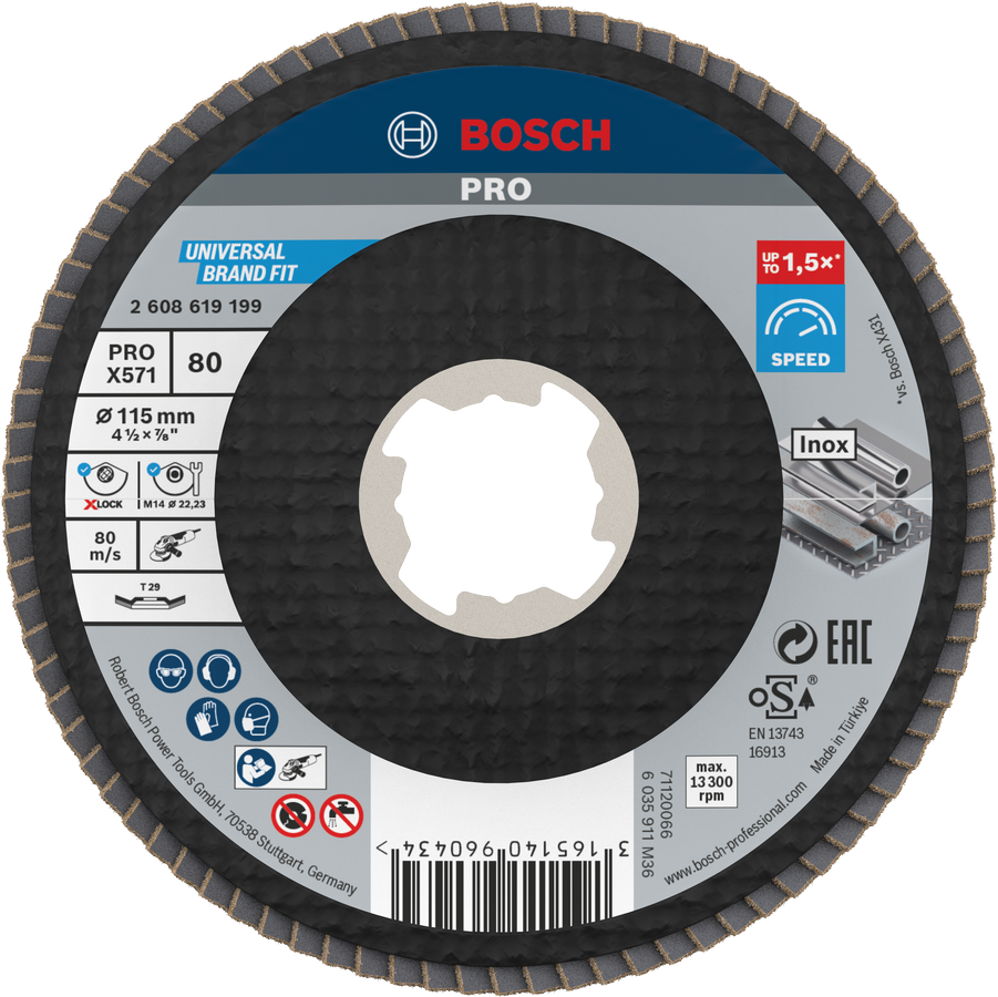 PRO X571 Flap Disc - Bosch Professional