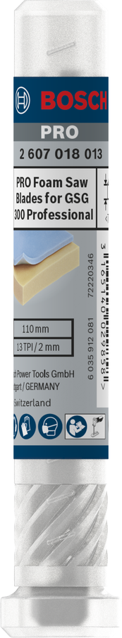 PRO Foam GSG 300 Rubber Cutter Blade Set - Bosch Professional