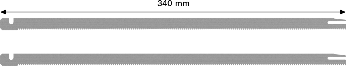PRO Foam GSG 300 Rubber Cutter Blade Set - Bosch Professional