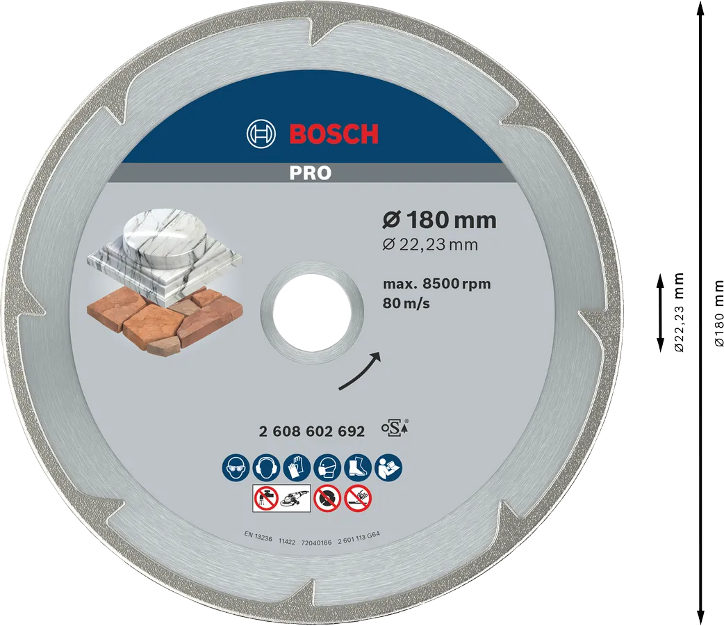 PRO Marble Diamond Cutting Disc - Bosch Professional