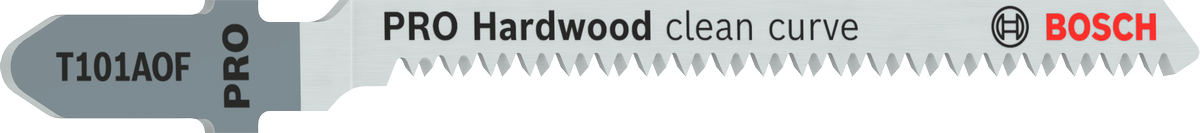 PRO Hardwood clean curve T101AOF Jigsaw Blade - Bosch Professional