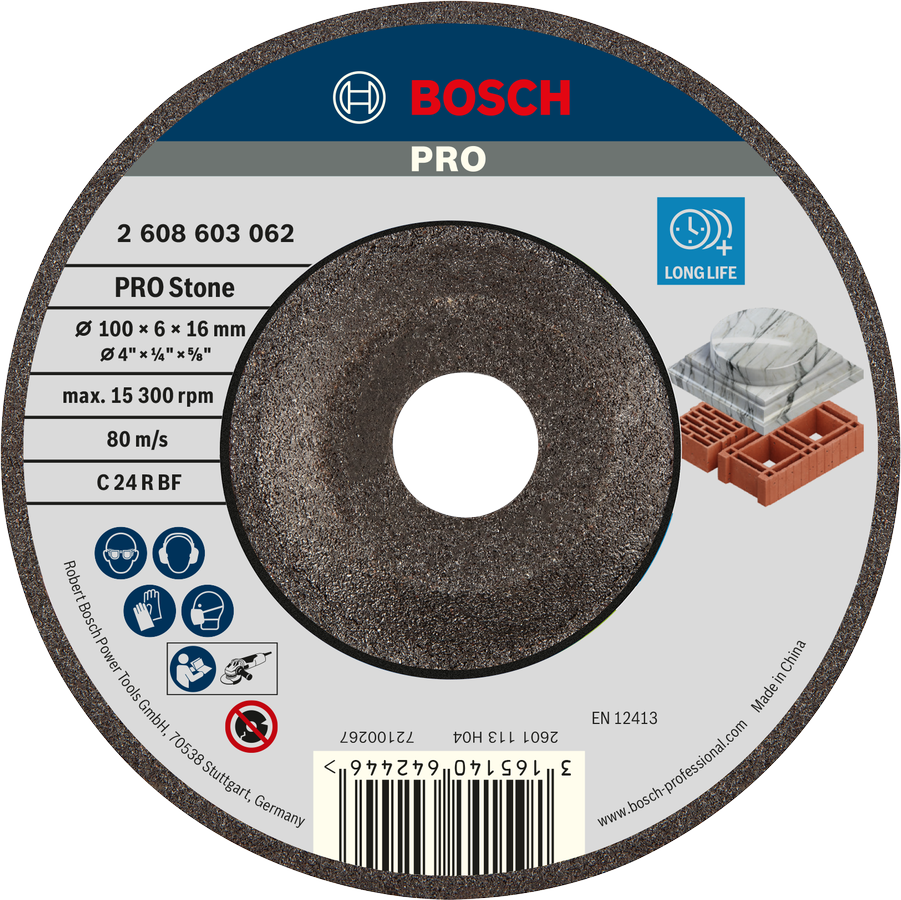 PRO Stone Bonded Grinding Disc - Bosch Professional