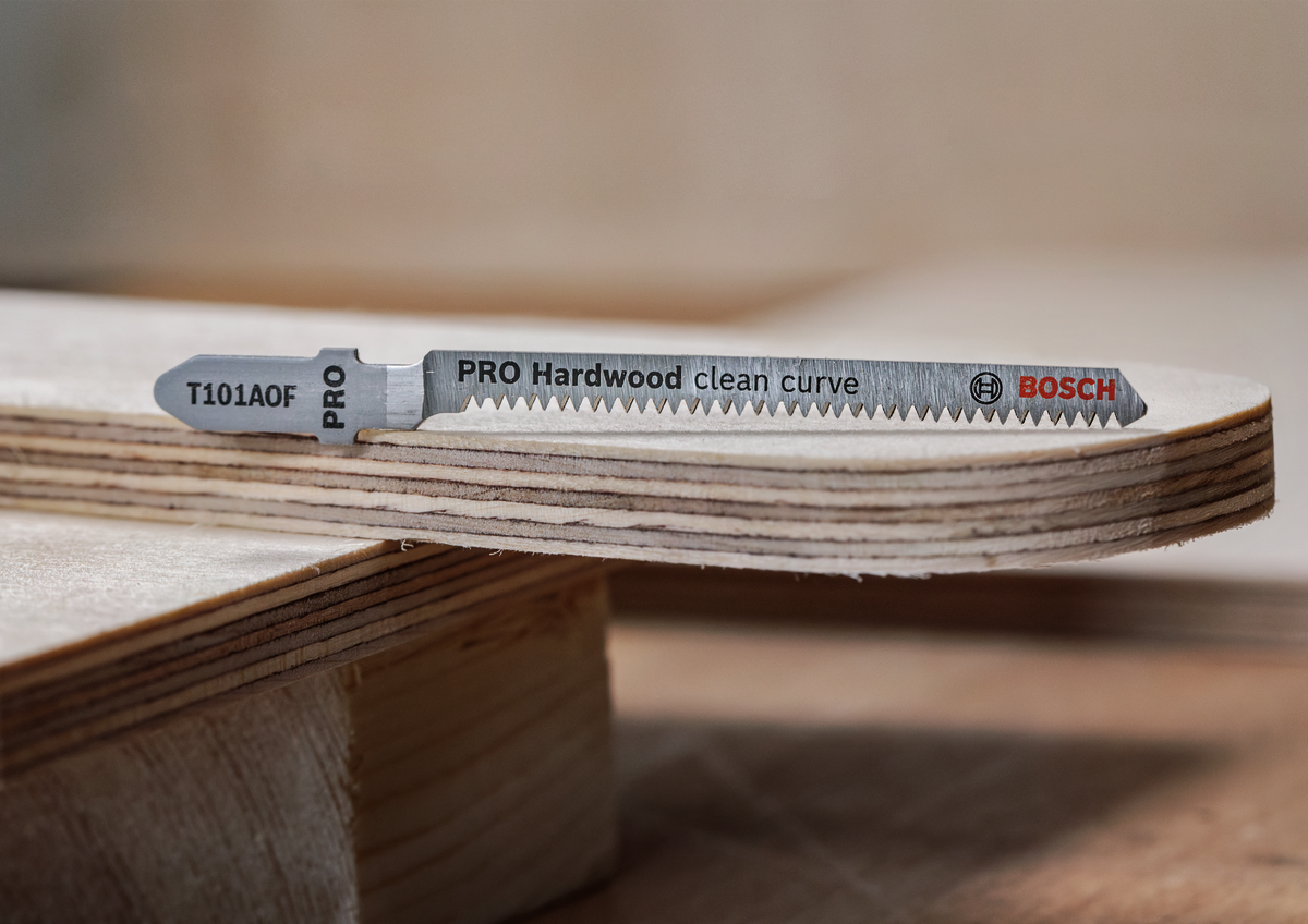 PRO Hardwood clean curve T101AOF Jigsaw Blade - Bosch Professional