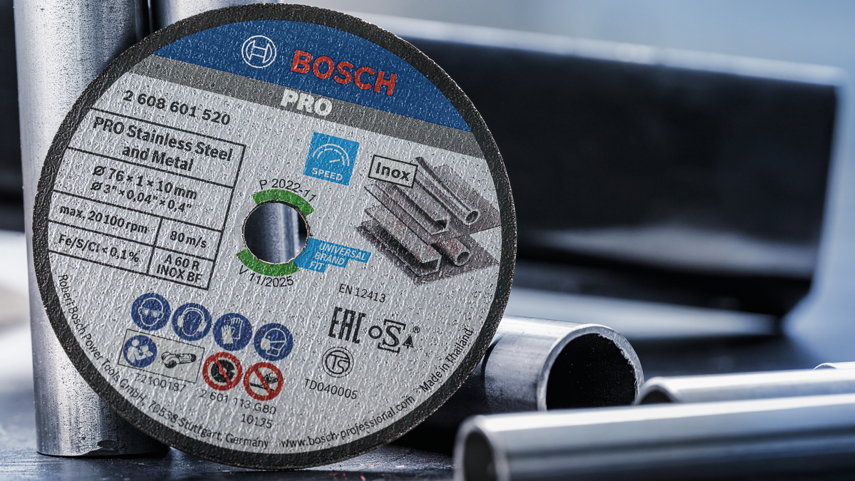 PRO Stainless Steel and Metal Bonded Cutting Disc - Bosch Professional