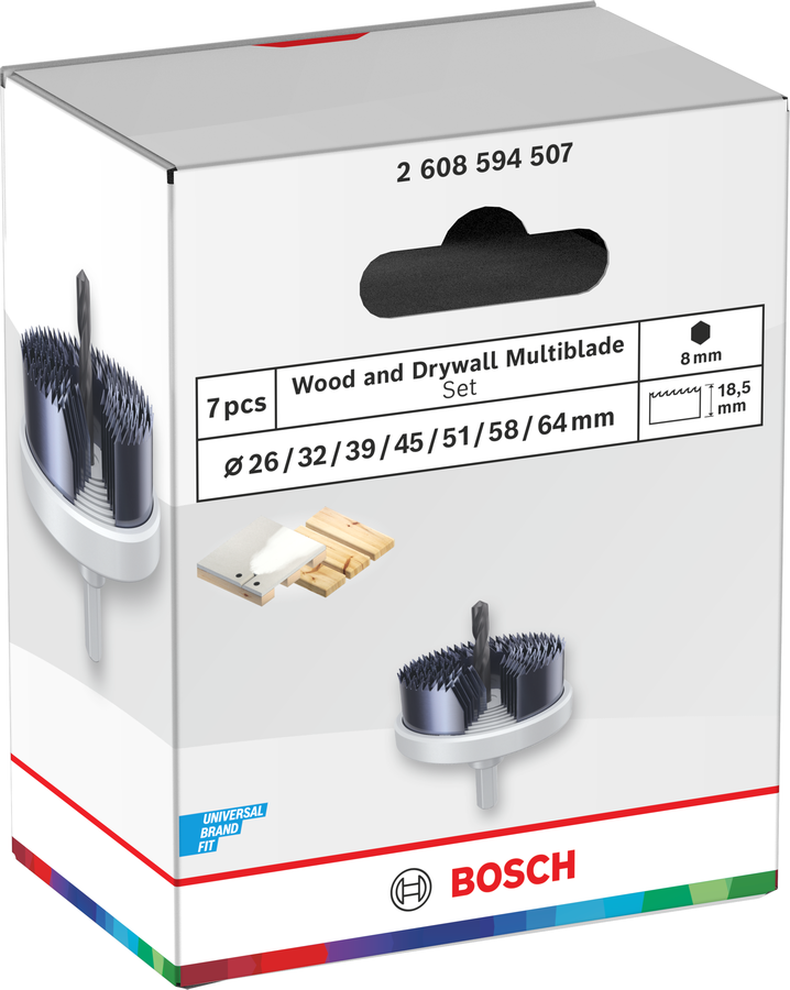 Wood and Drywall arbored Hole Saw Set - Bosch Professional