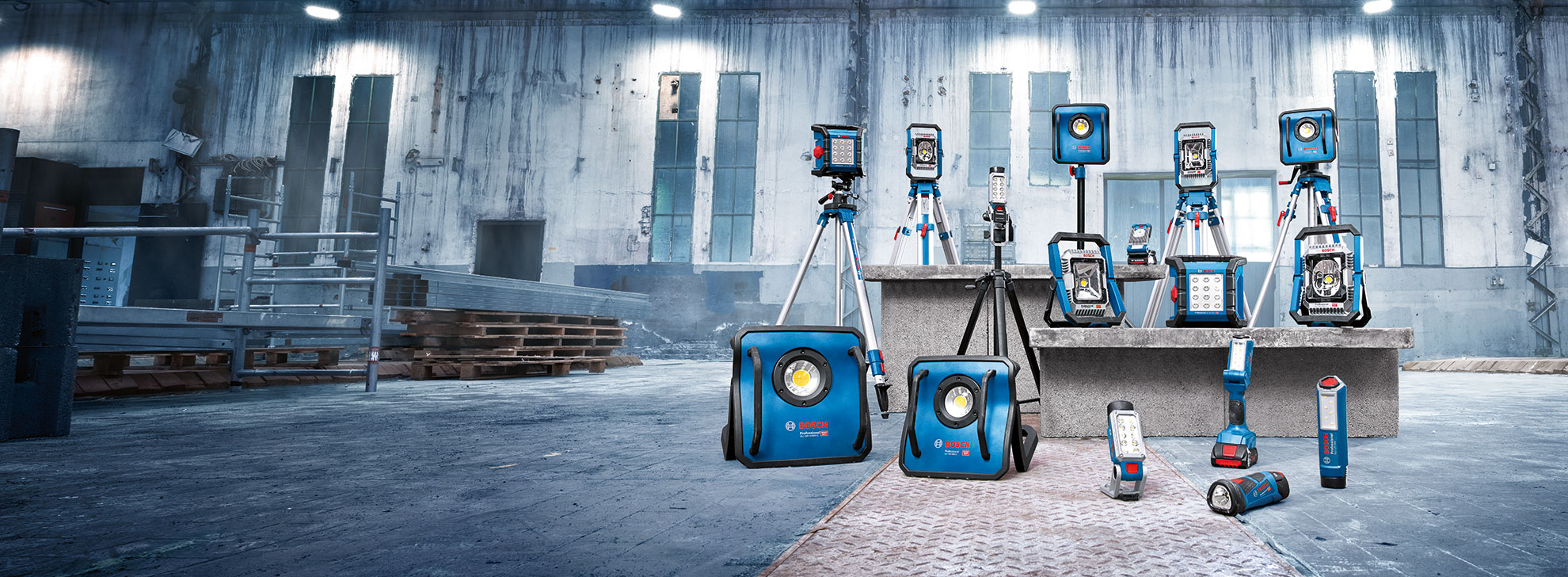 GLI 18V-1900 Cordless Jobsite Light | Bosch Professional