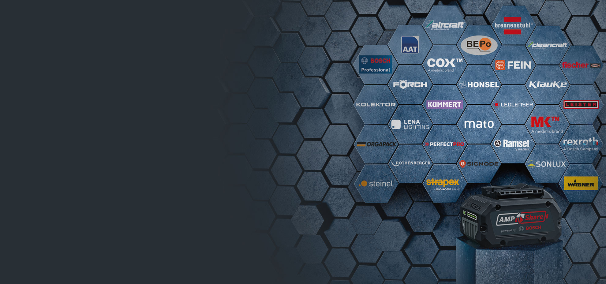 AMPShare: Power for pros | Bosch Professional