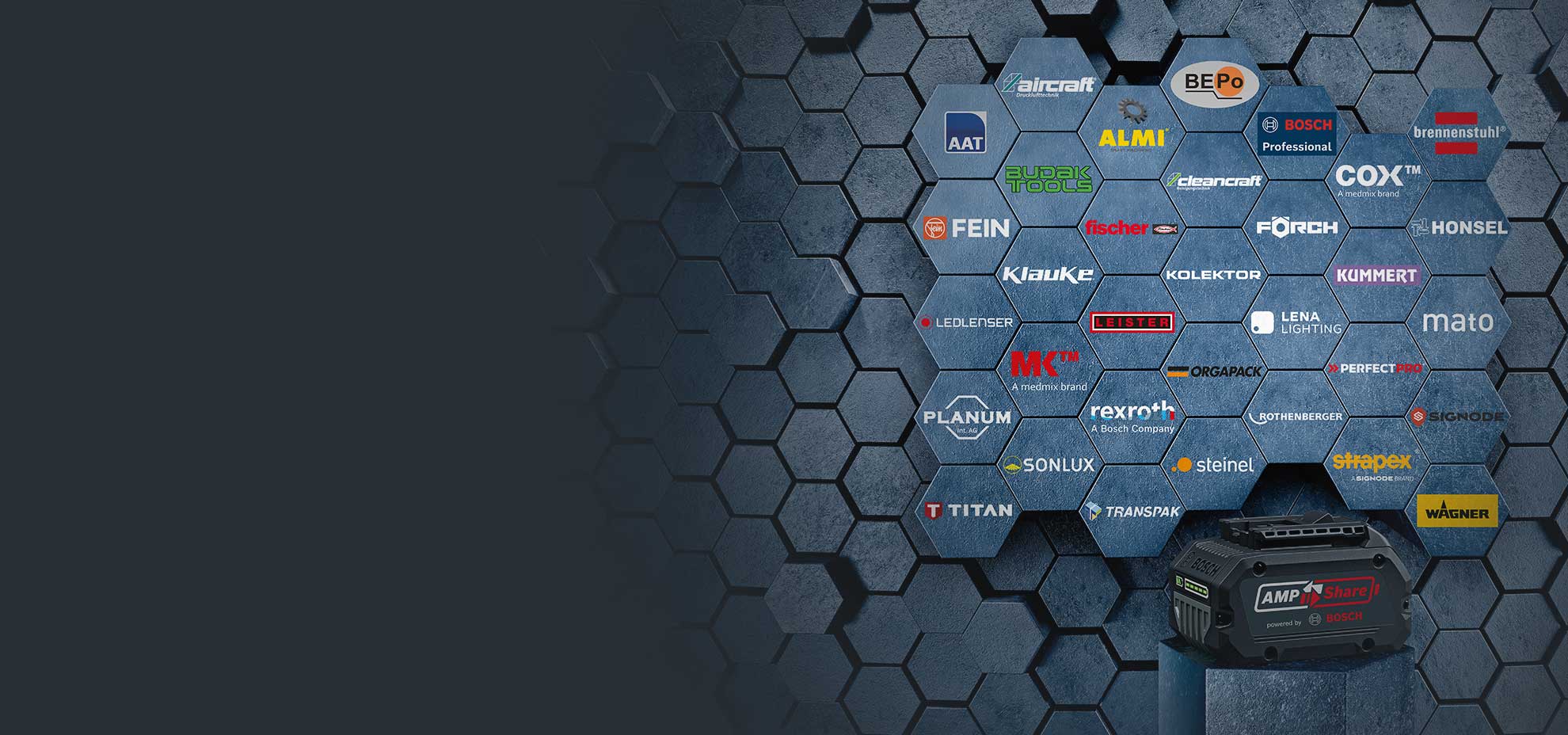 AMPShare: Power for pros | Bosch Professional