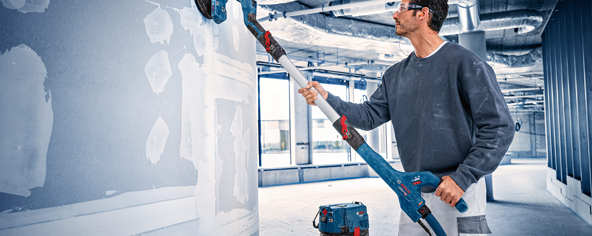 Dust solutions for sanding drywall | Bosch Professional