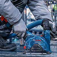 Dust solutions for cutting concrete | Bosch Professional